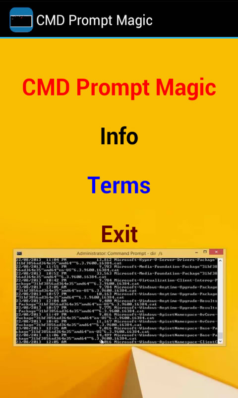 CMD Prompt Magic - App on Amazon Appstore