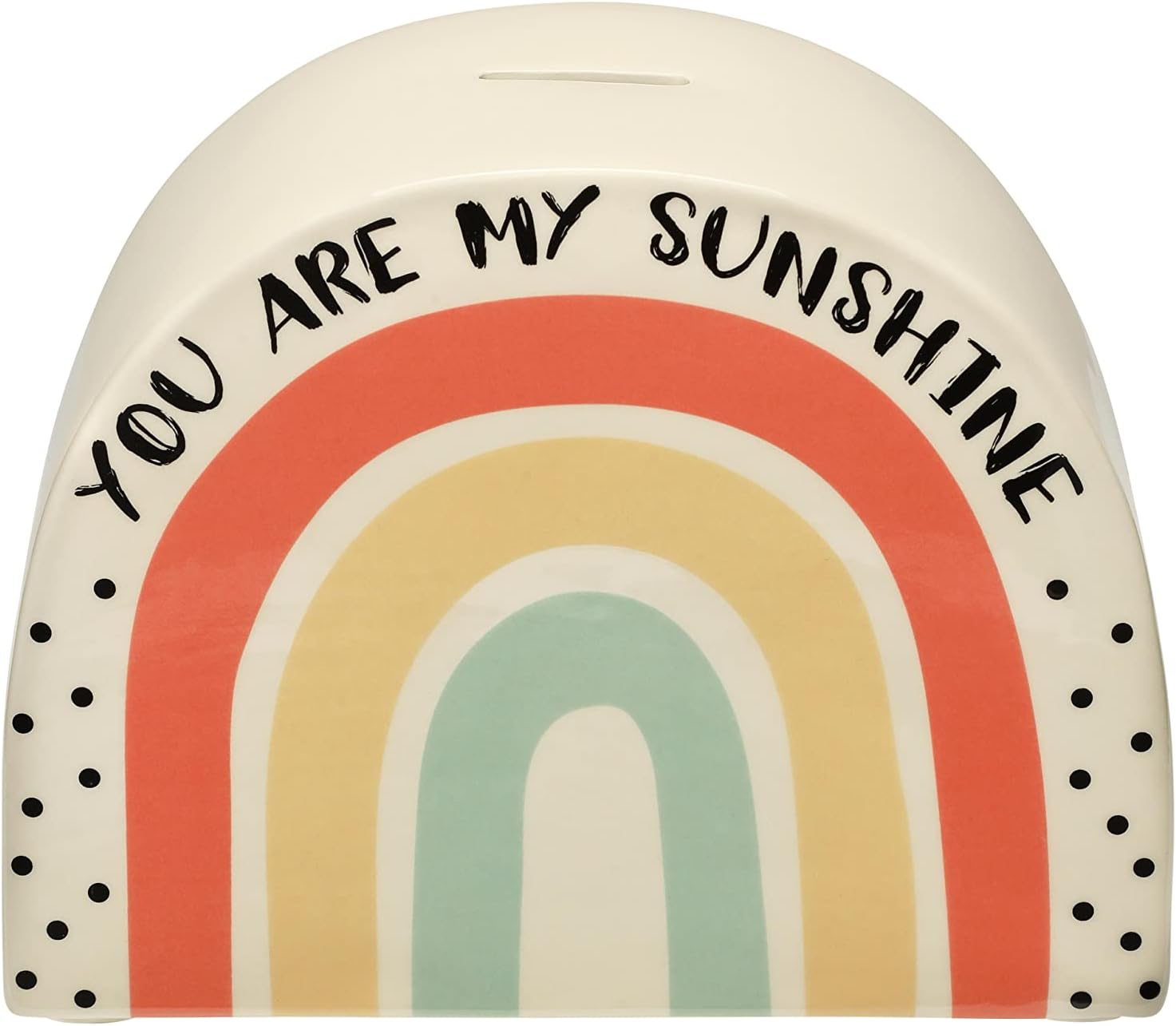 Amazon.com: Kate & Milo Rainbow Bank, Gender-Neutral Nursery Décor ...