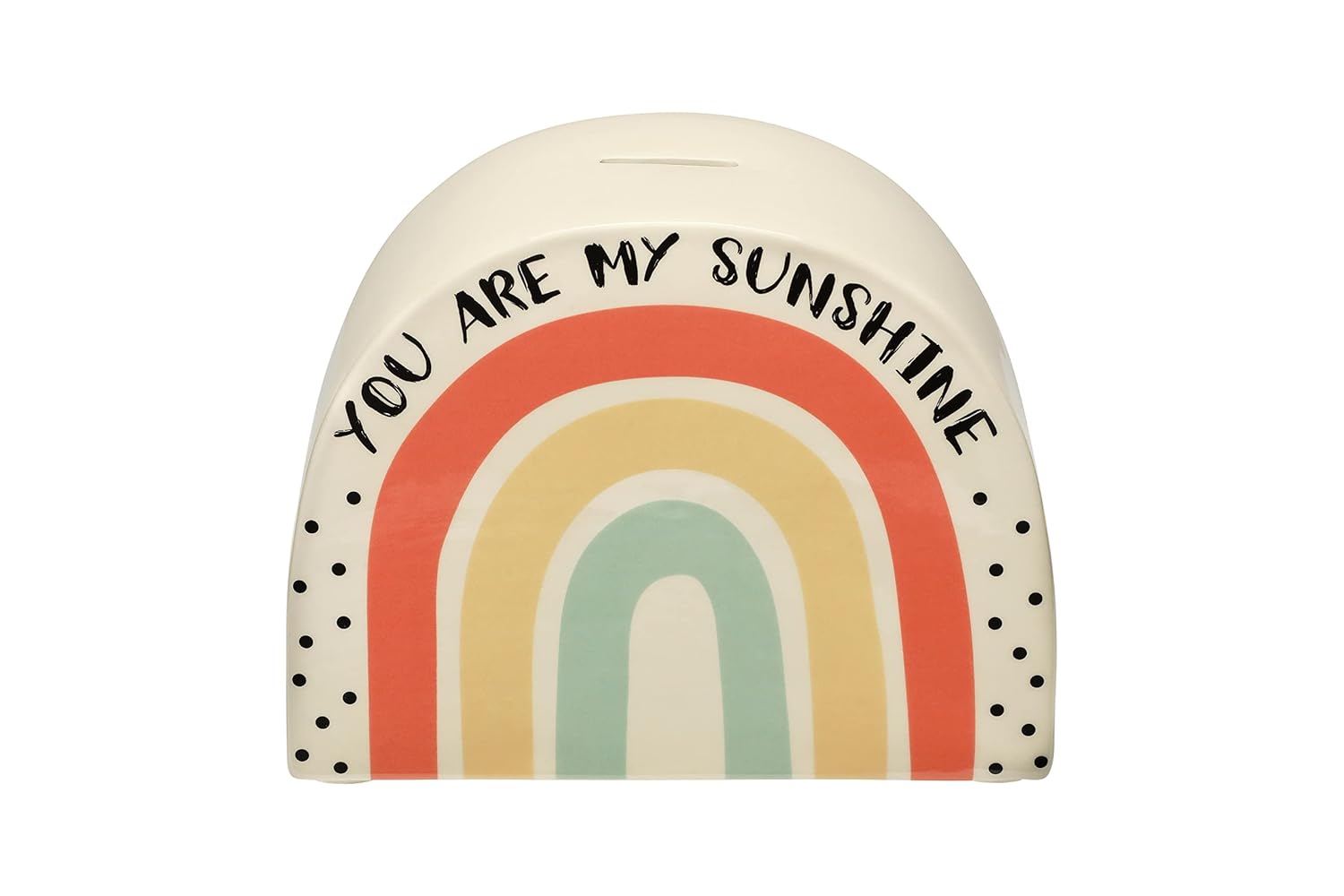 Amazon.com: Kate & Milo Rainbow Bank, Gender-Neutral Nursery Décor ...