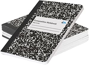 Amazon.com : 1InTheOffice Composition Books College Ruled 9.75 x 7.5 ...