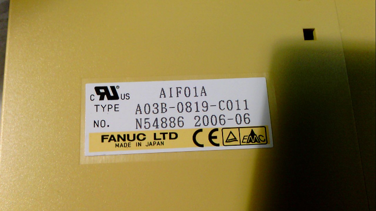 Amazon.com: FANUC ROBOTICS A03B-0819-C011 I/O INTERFACE MODULE AIF01A ...