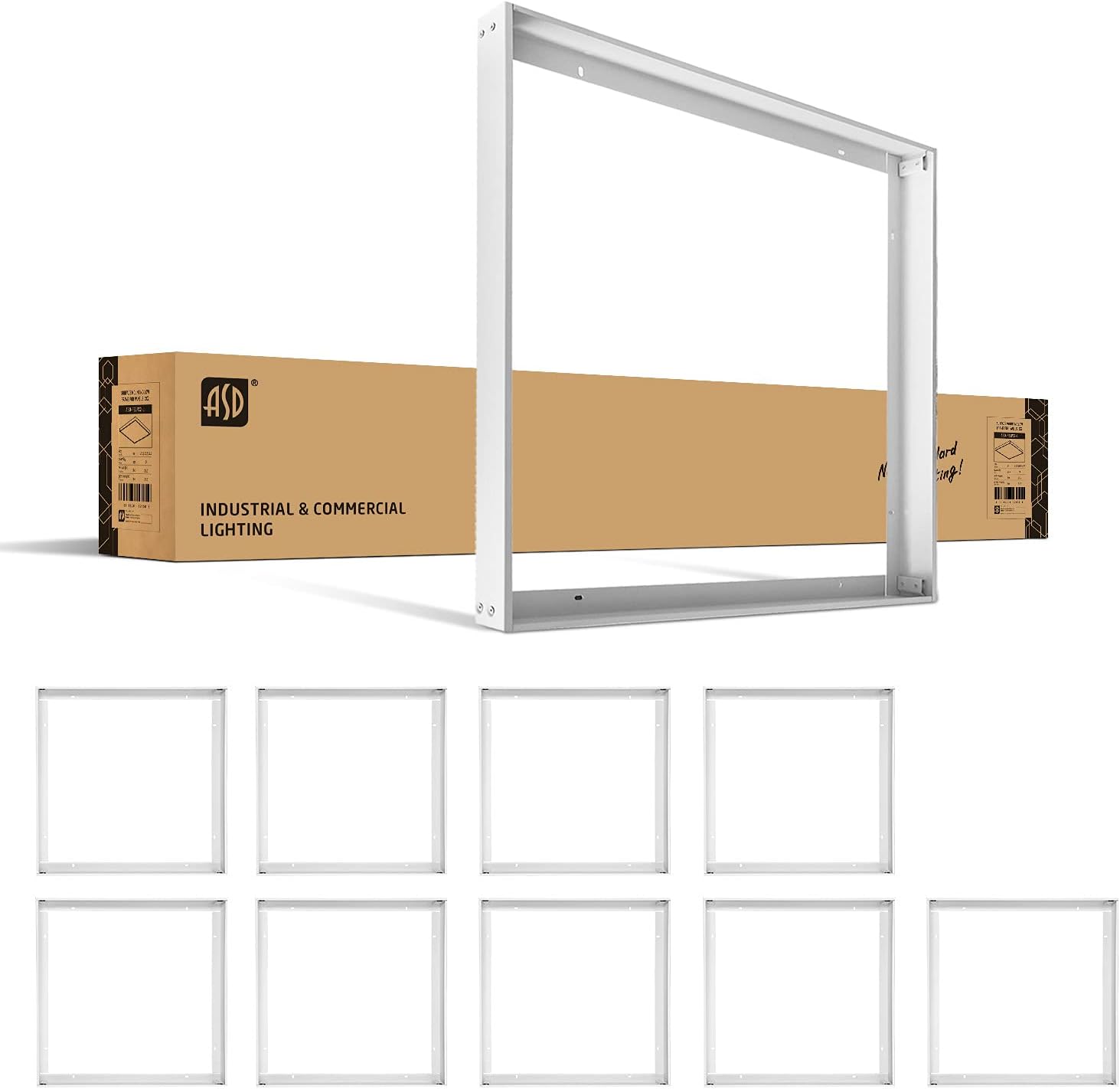 Buy ASD 2x2 Foot White Surface Mounting Frame Kit for LED Flat Panel ...