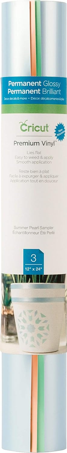 Amazon.com: Cricut Premium Permanent Vinyl, Sampler