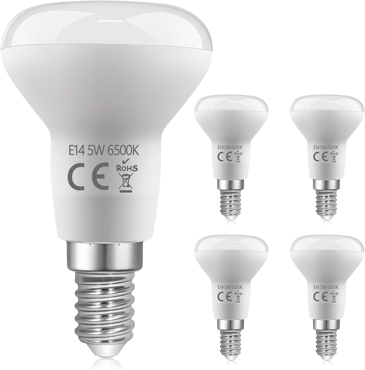 Blakapoo R50 E14 Reflector Bulb, SES Small Edison Screw 5W E14 LED ...