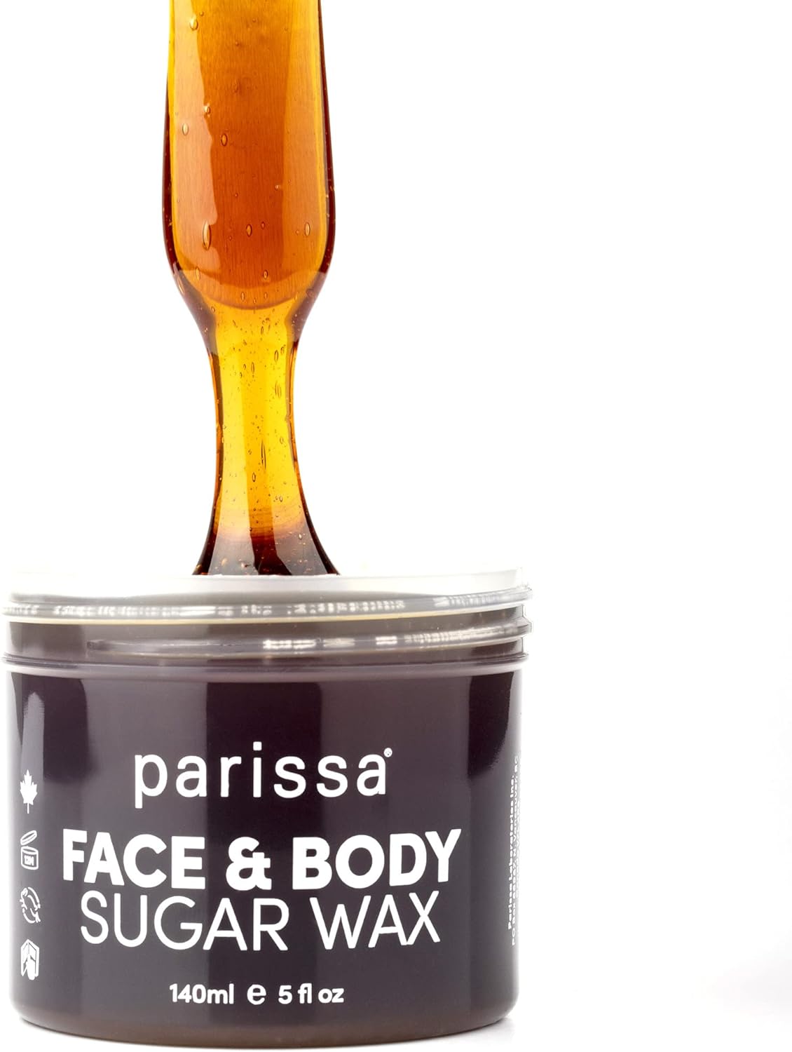 Parissa Face & Body Sugar Wax for Sensitive Skin, 100% Natural Hair ...