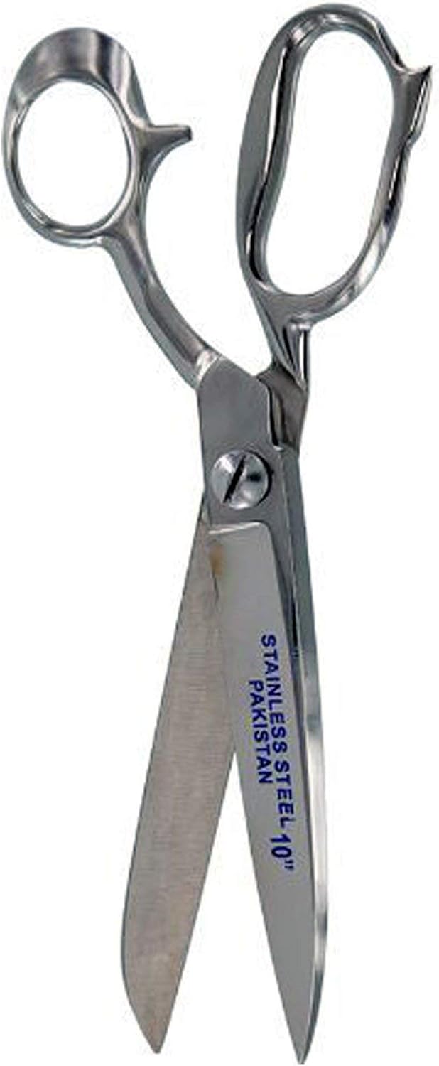 Amazon.com: SE 10" Heavy-Duty Stainless Steel Tailor’s Scissors - SC67H