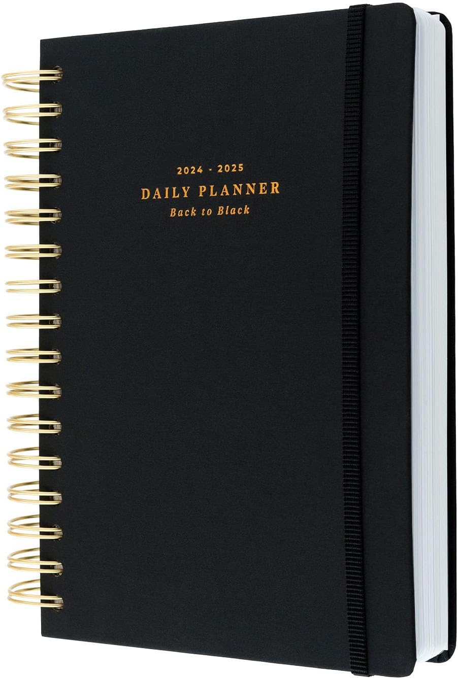 Kokonote Agenda escolar 2024 2025 día por página A5 Back to Black ...