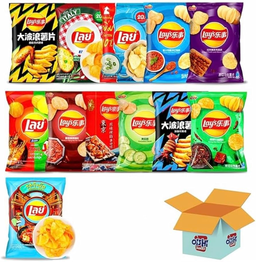 Lista De Sabores De Las Patatas Fritas Lays 36 Patatas Fritas Con