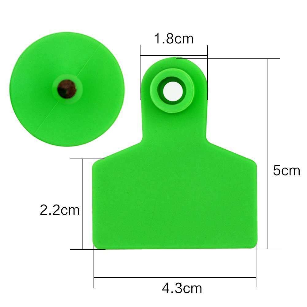 Buy Livestock Identification Blank Ear Tags for Goats Sheep Cattle Cows ...