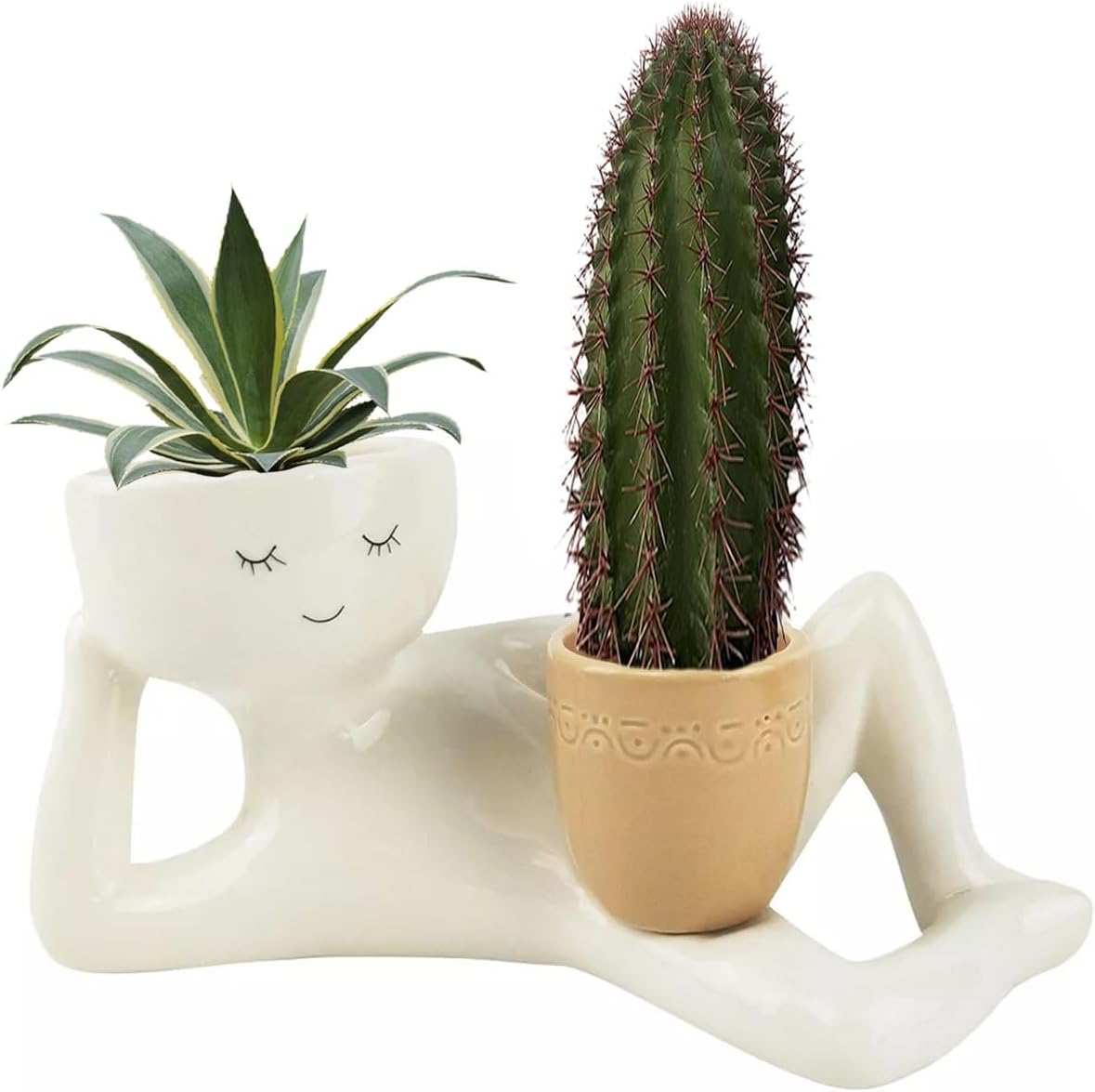 Amazon.com: Gift Republic Mini Plant Pot Hunks : Patio, Lawn & Garden