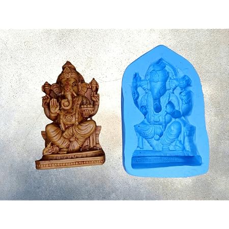 AKP Lord Ganesha Silicon Mold for Making Ganesha by rasin and chocalte ...