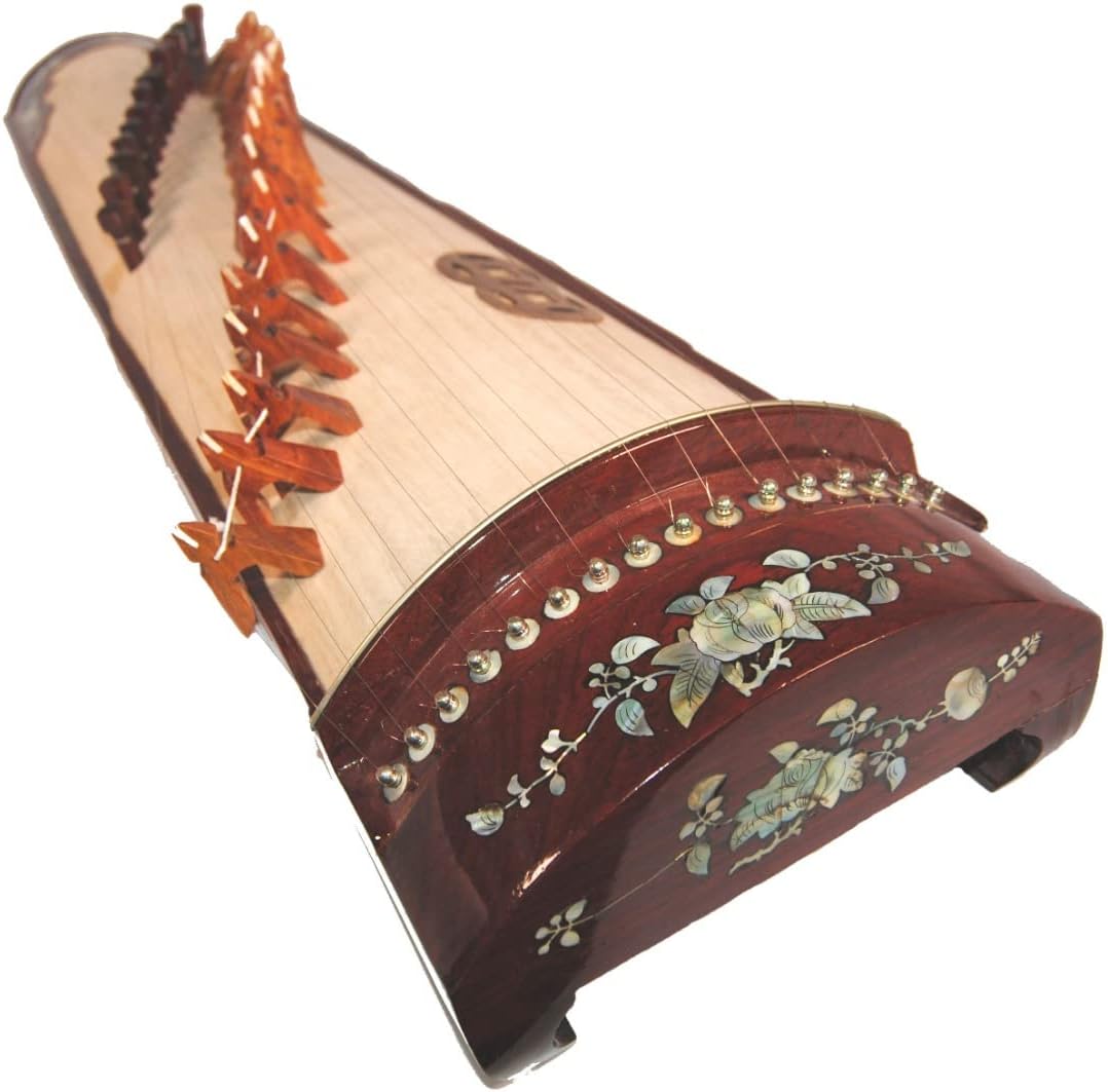 Vietnamese Dan Tranh & Case 16 chord Zither 80cm Guzheng : Amazon.co.uk ...