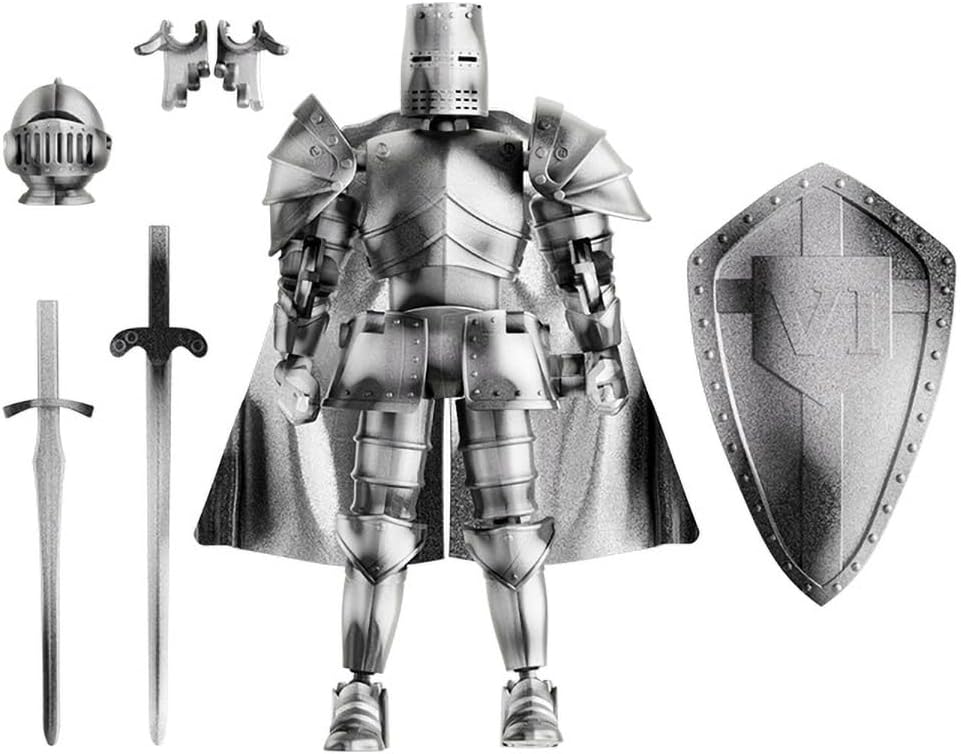 Amazon.com: IYOOCSS T13 Medieval Knight Action Figure, 3D Printed ...