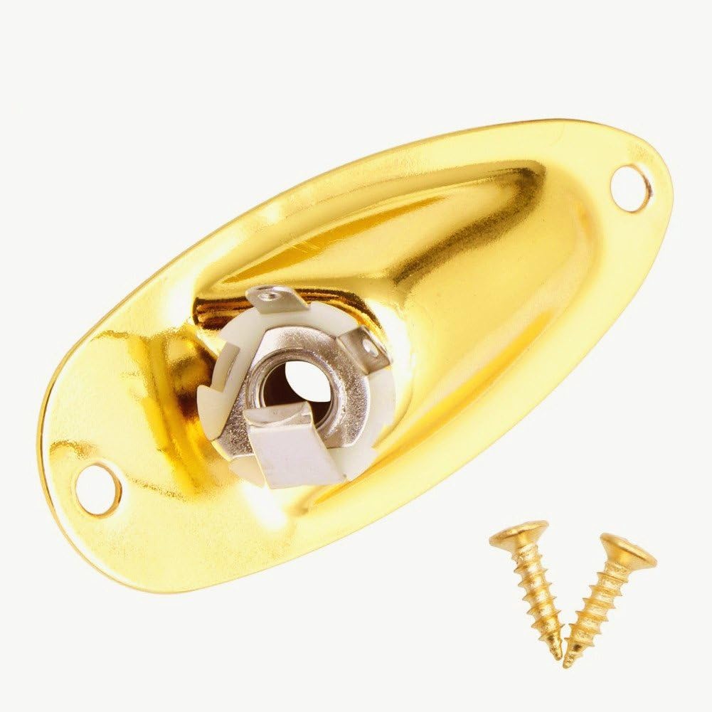 Alnicov Boat Input Output Jack Plate Socket with Screws for Fender ...