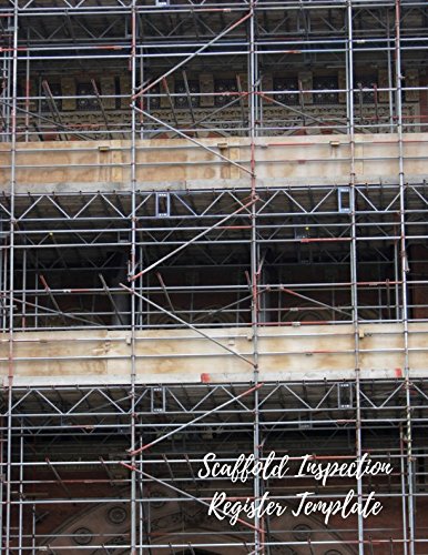 Scaffold Inspection Register Template: Scaffold Inspection Log : Amazon ...