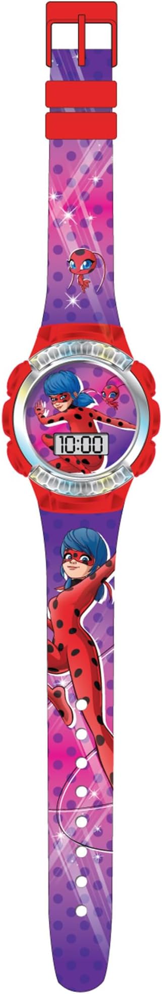 Amazon.com: Miraculous Ladybug Kids Digital Watch with Flashing LCD ...