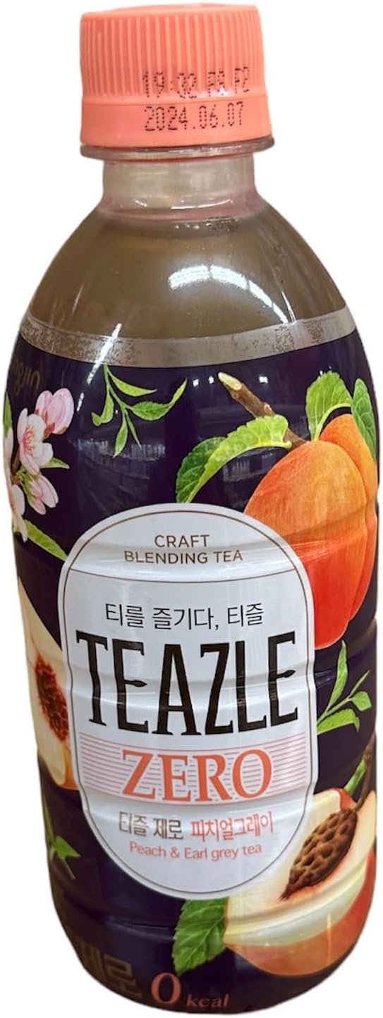 Amazon.com : Teazle Zero Peach & Earl Grey Tea. Zero Sugar. Refreshing ...