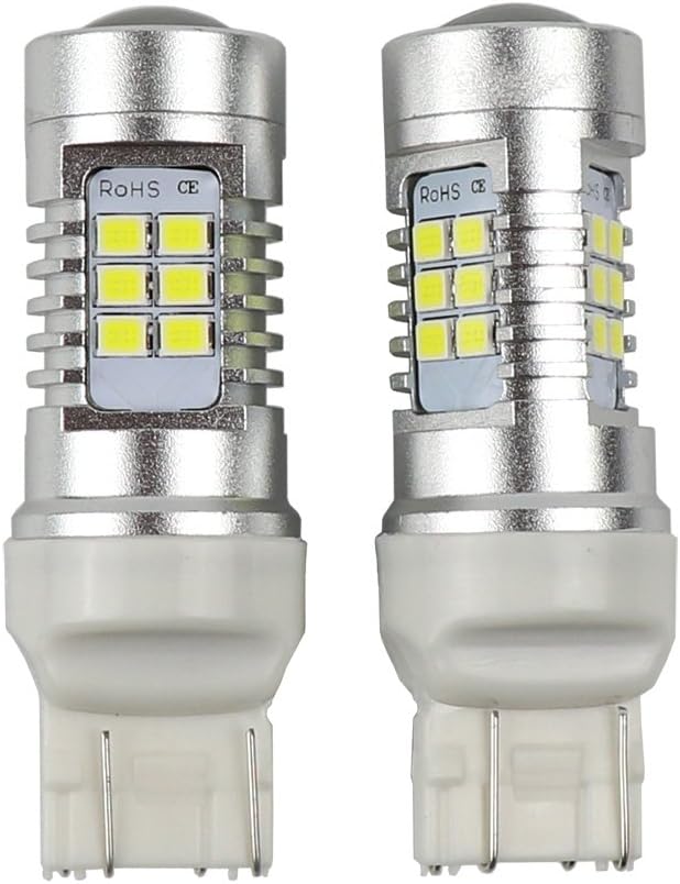 Amazon.com: 12V 24V Super Bright T20 7443 7444NA LED Bulbs, 6000K Xenon ...