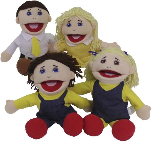 Amazon.com: Caucasian Family Puppet Set : Toys & Games