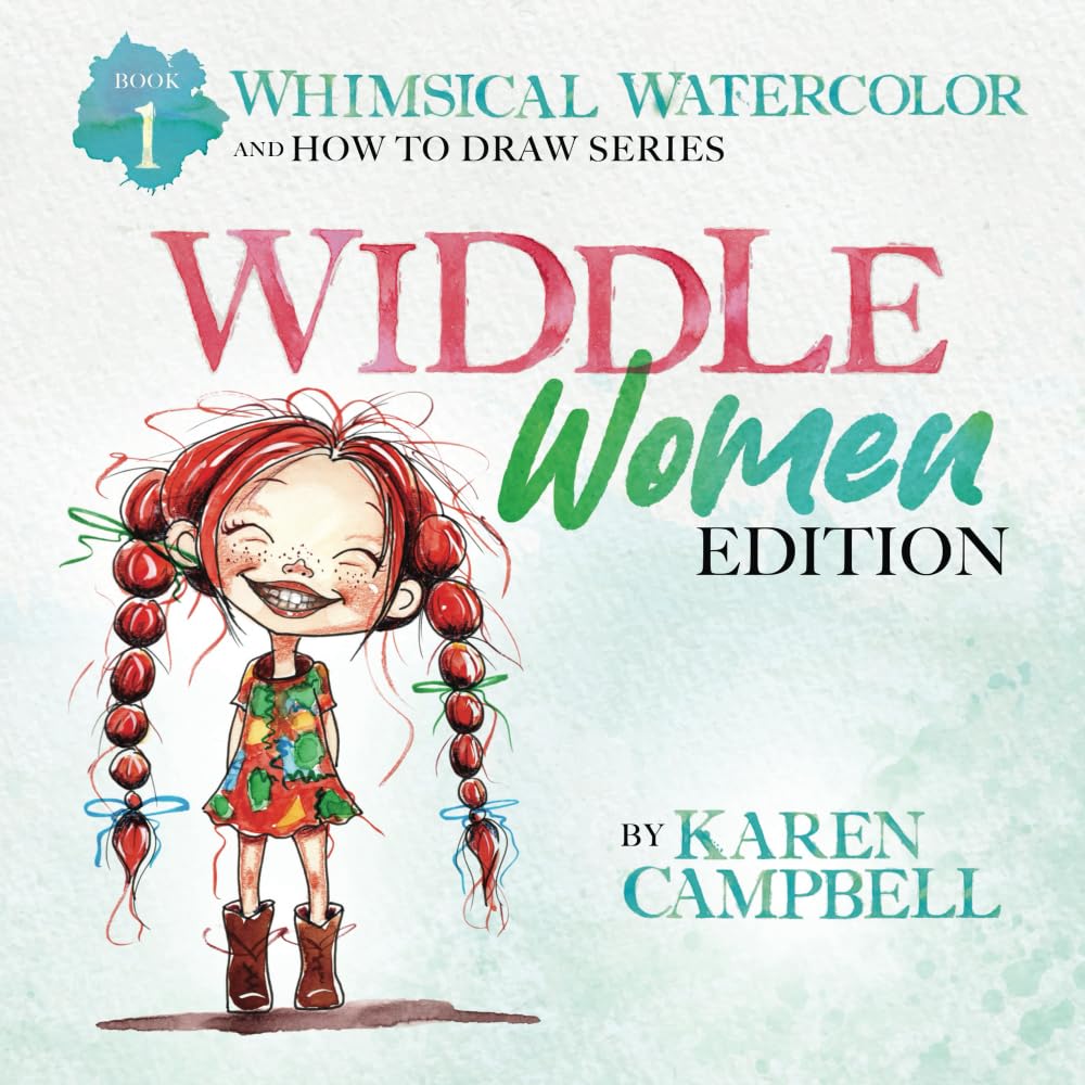 Amazon.com: Whimsical Watercolor and How to Draw Series Book 1: Widdle ...