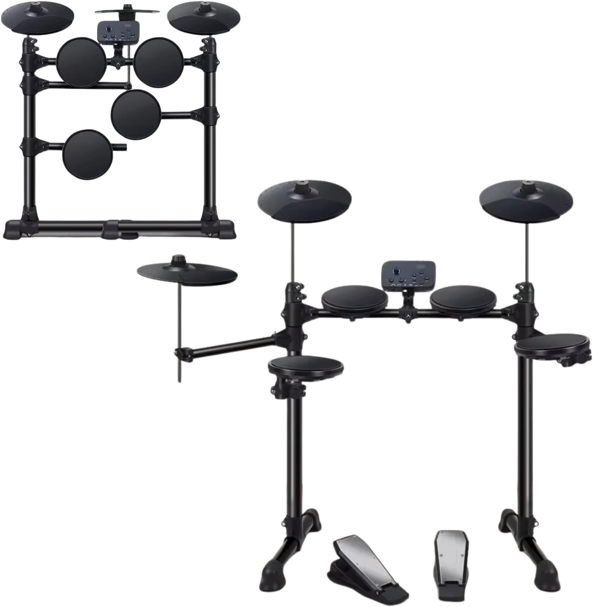 Mastery Brand Set De Bateria Electrica Musical Completa, Parches De ...