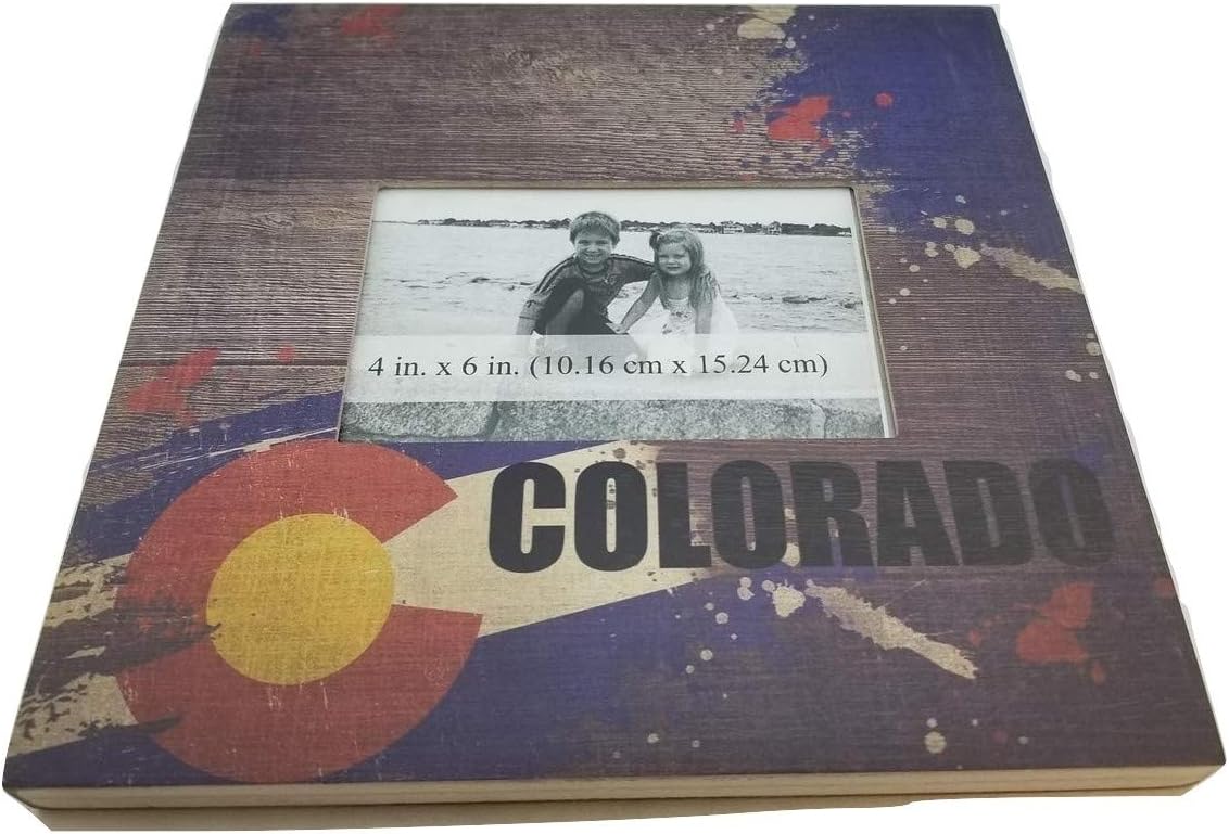 Amazon.com - Colorado State Flag Souvenir Wood Picture Frames for Your ...
