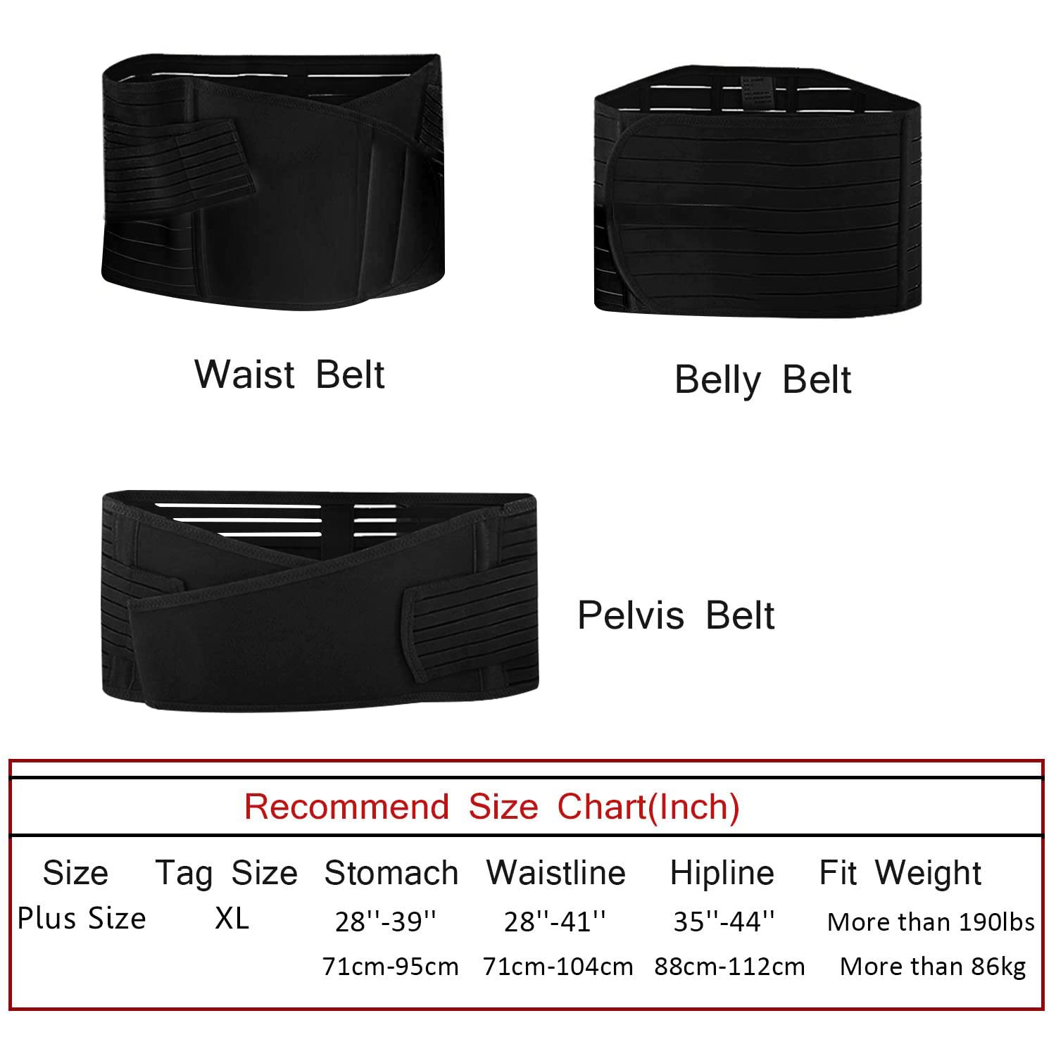 Snapklik.com : Postpartum Belly Band Wrap: 3 In 1 Abdominal Binder Post ...