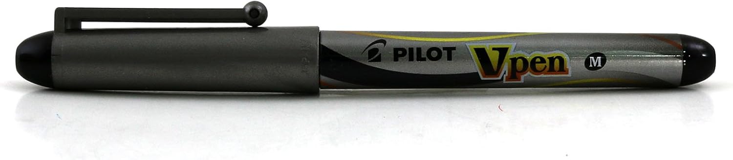 Pilot V Pen Fountain Pen White Barrel Black : Amazon.co.uk: Stationery ...