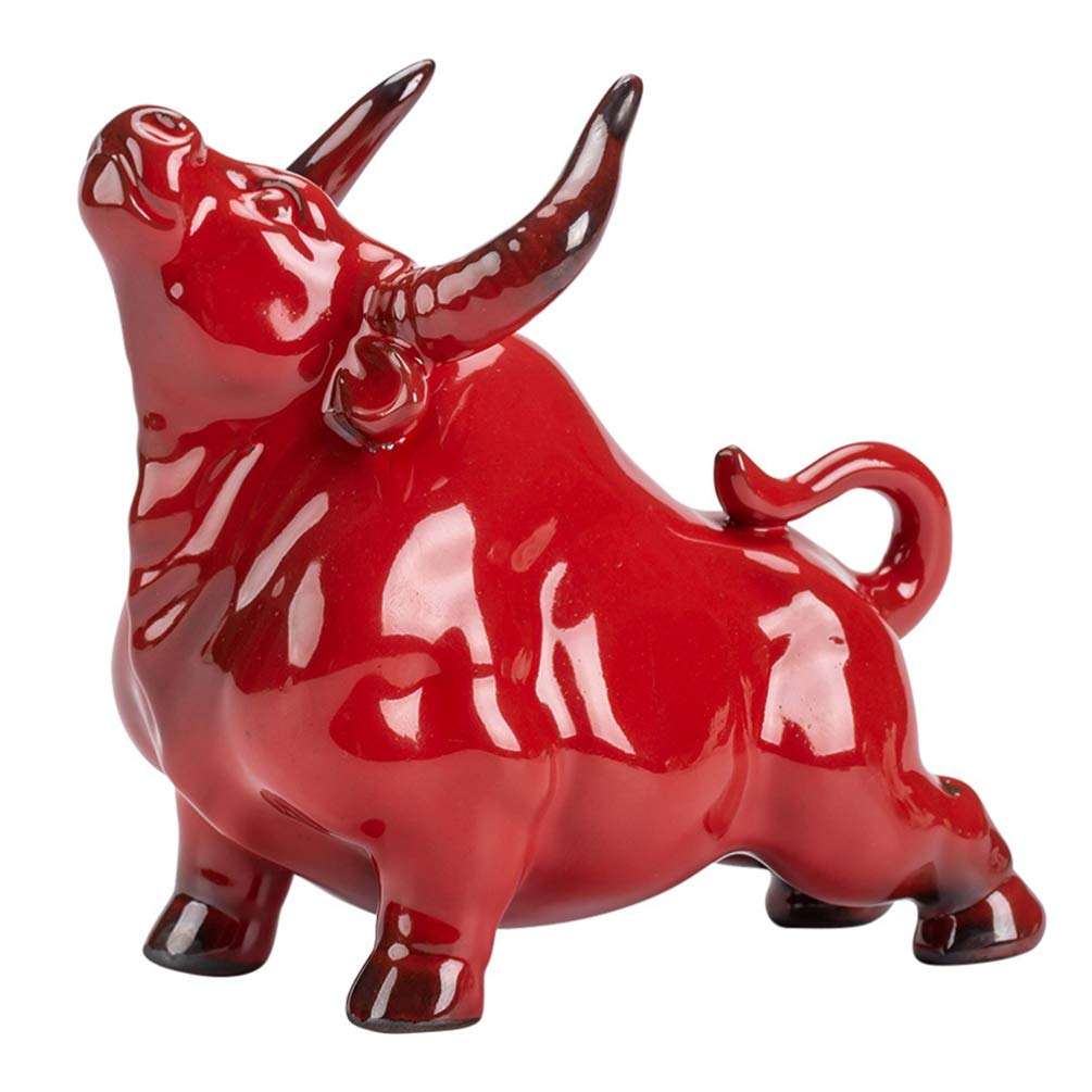 Wall Street Bull Desktop Statue
