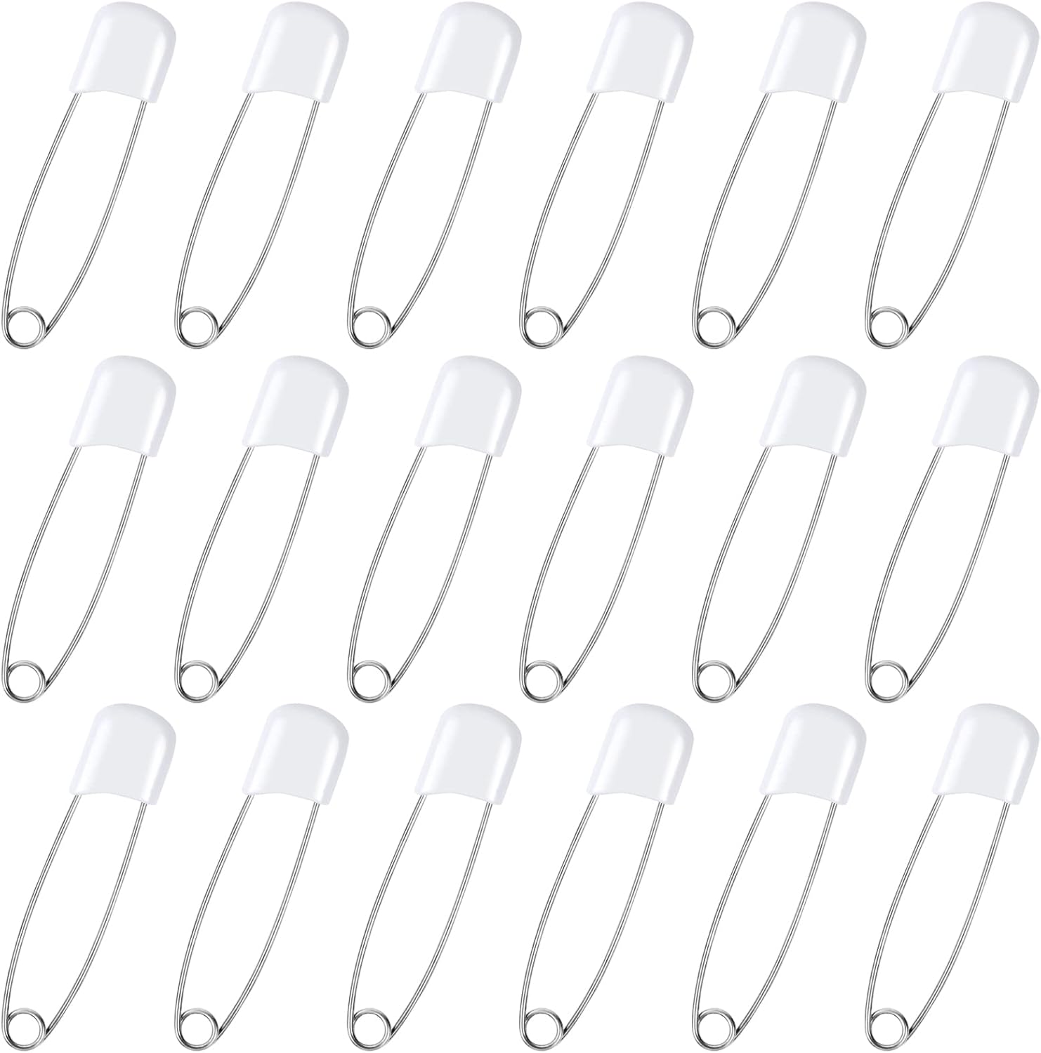 Amazon.com : 100 Pcs Diaper Pins, 2.2in Diaper Pins for Cloth Diapers ...