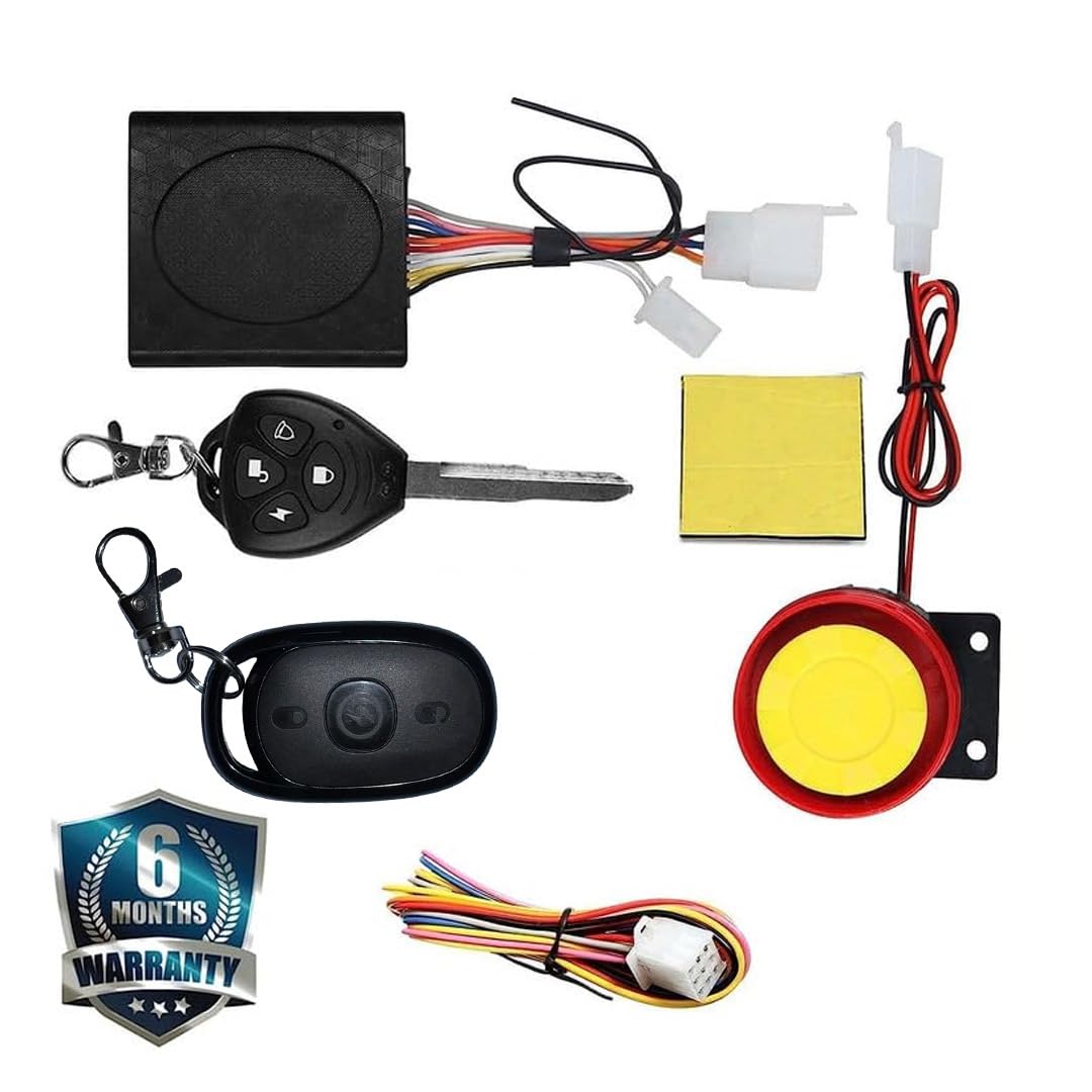OBEROI'S TRADERS Remote Button Key Anti-Theft Security System Bike ...
