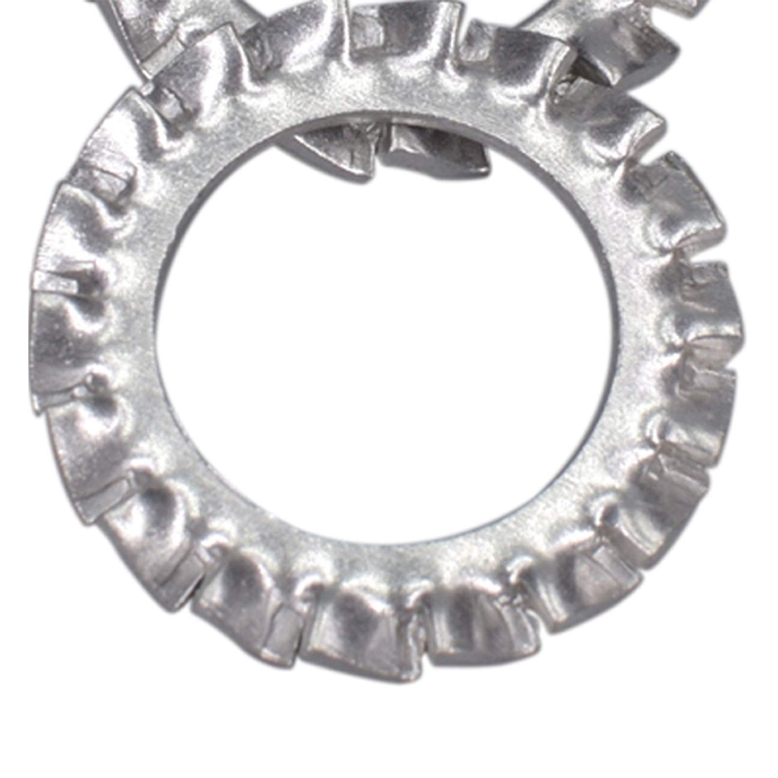 Snapklik.com : M6 304 Stainless Steel External Tooth Star Lock ...