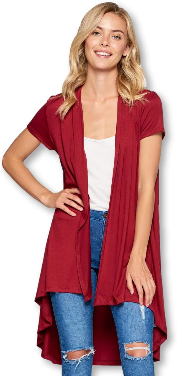 Women's Short Sleeve Ultra Soft Viscose Made from Bamboo Layering Long ...