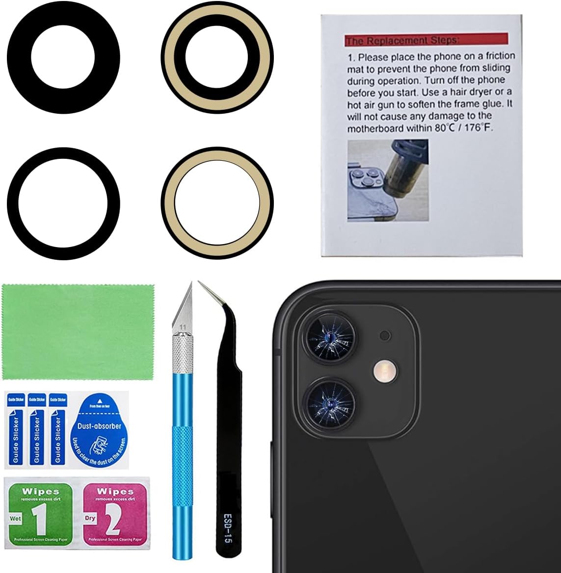 Amazon.com: Main Rear Camera for iPhone 11 Module 12MP Camera ...