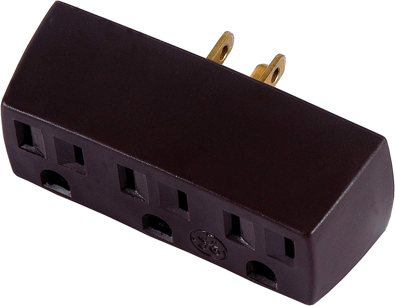 GE 3-Outlet Extender Wall Tap, Grounded Adapter, 3-Prong, Indoor Rated ...
