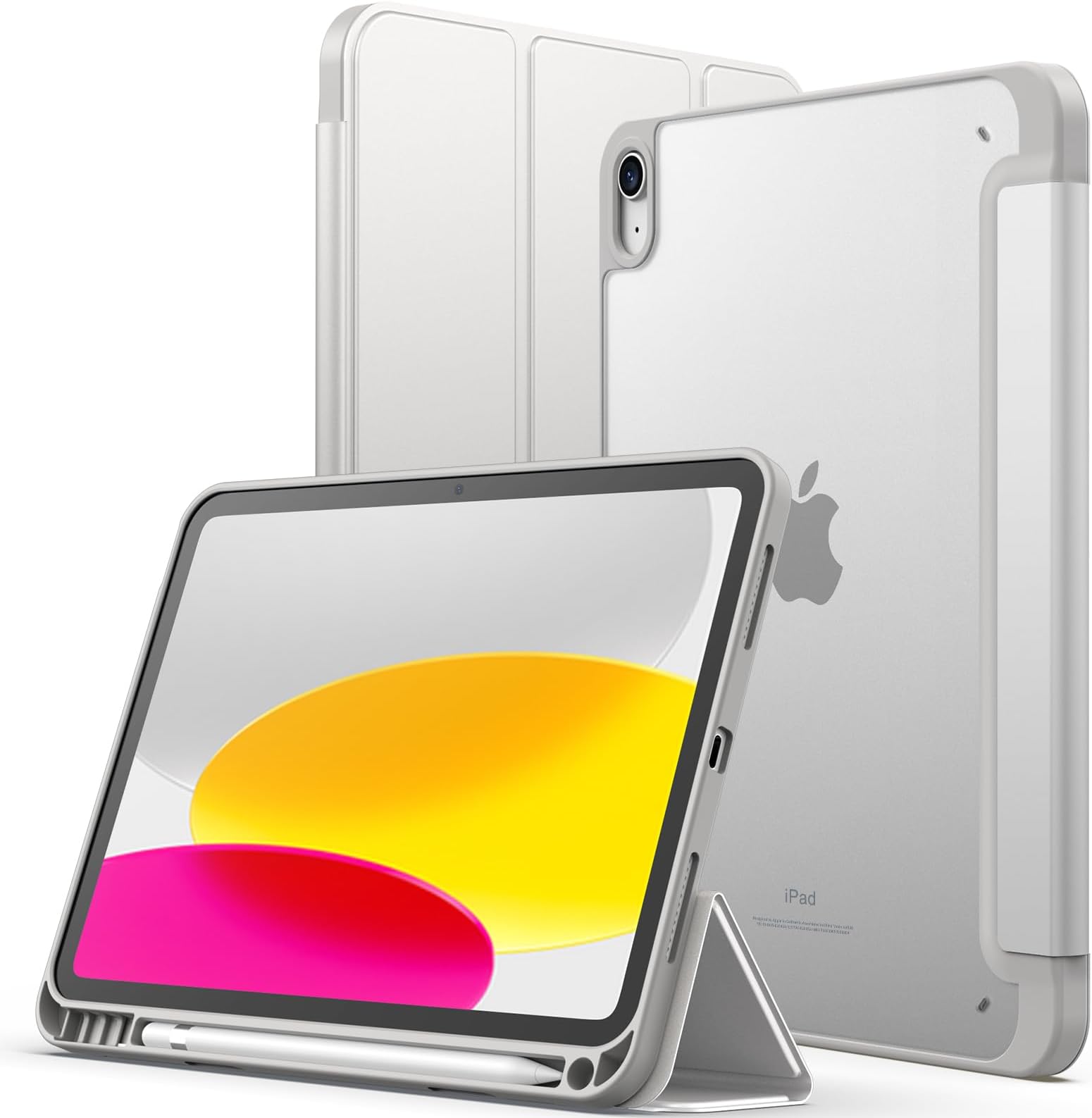 Amazon.com: JETech Matte Case for iPad 10 (10.9-Inch, 2022 Model, 10th Generation) with Pencil ...