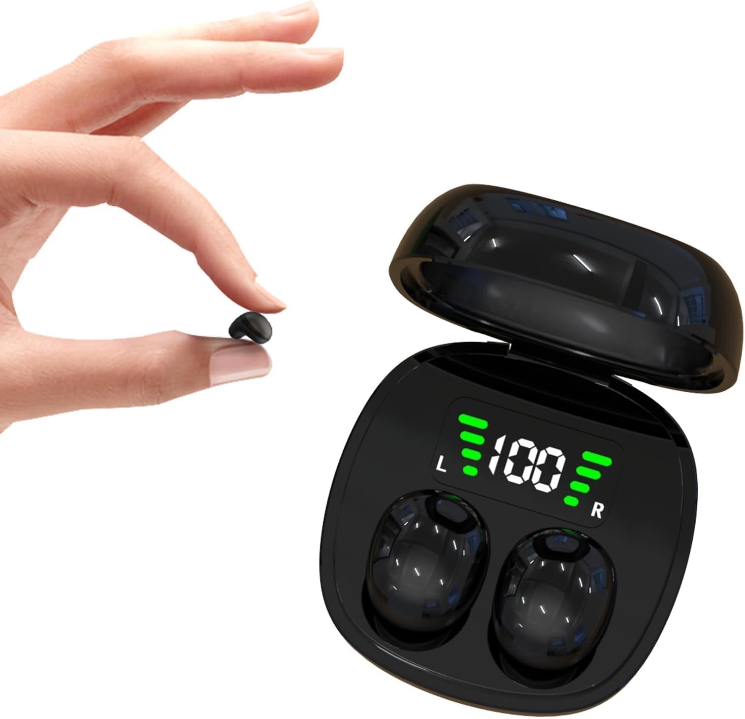 Amazon.com: Xmenha Smallest Wireless Bluetooth Invisible Earbuds - Low ...