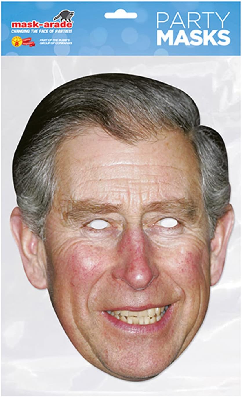 Prince Charles Mask Costume (Mask) : Amazon.co.uk: Toys & Games