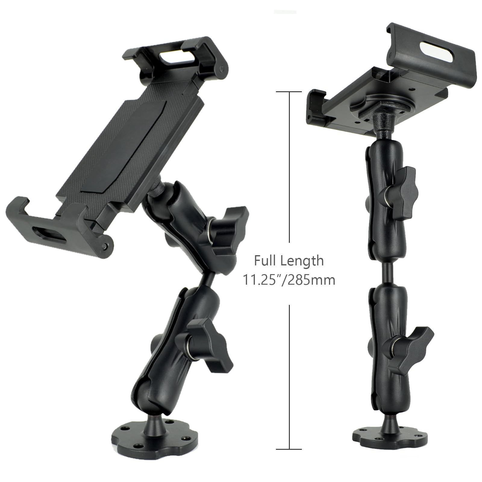 VAUBORTTI Aluminum Heavy-Duty Dual Arm Tablet Mount with 4-Point 360Â ...