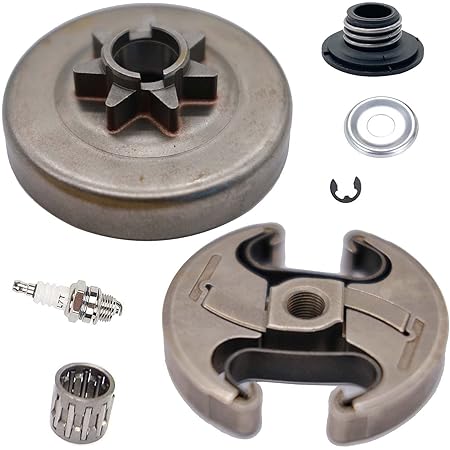 Amazon.com: Sprocket 7T Clutch Drum Bearing Kit for Husqvarna 455 460 ...