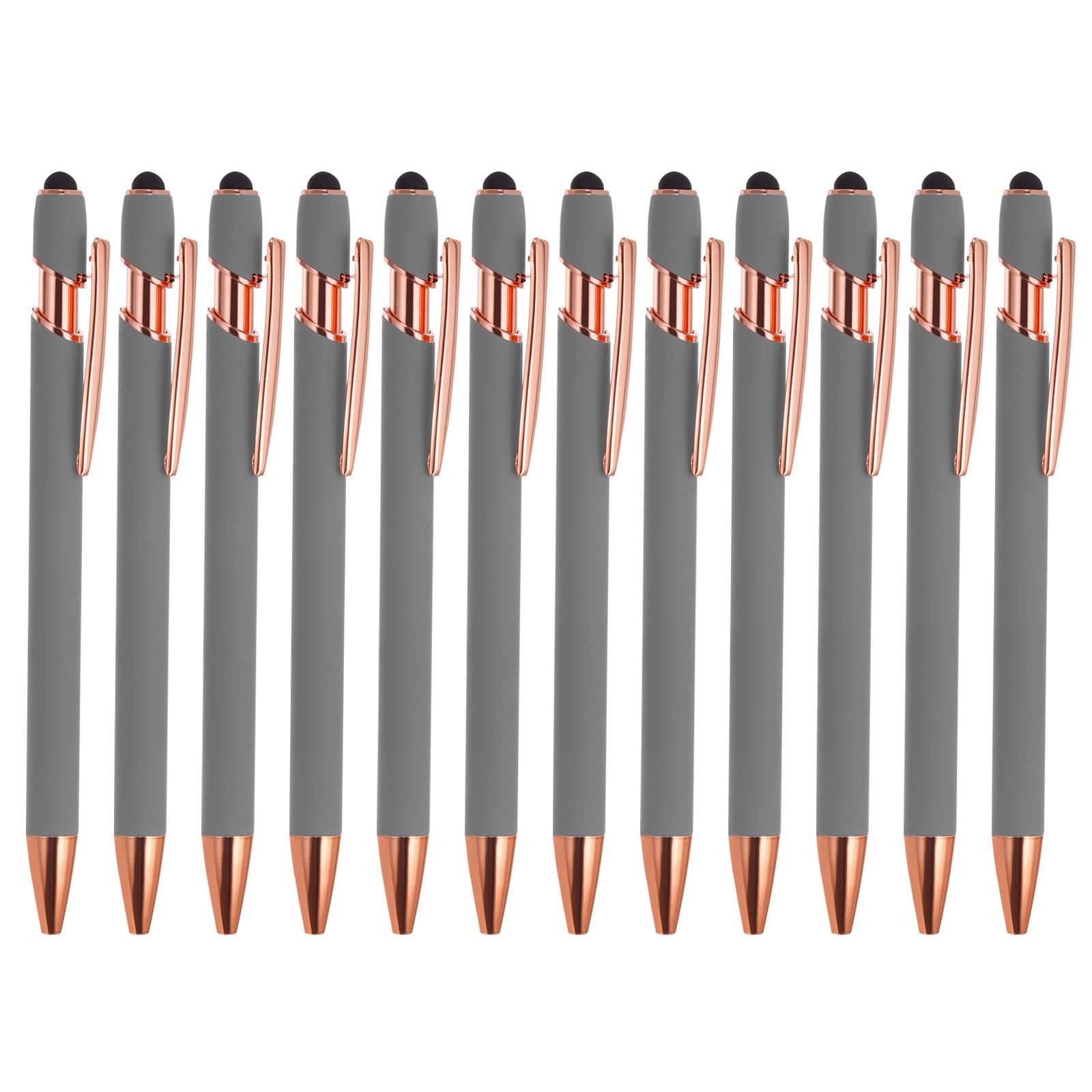 Amazon.com: PATIKIL Ballpoint Pen with Stylus Tip, 12 Pack 2 in 1 Metal ...