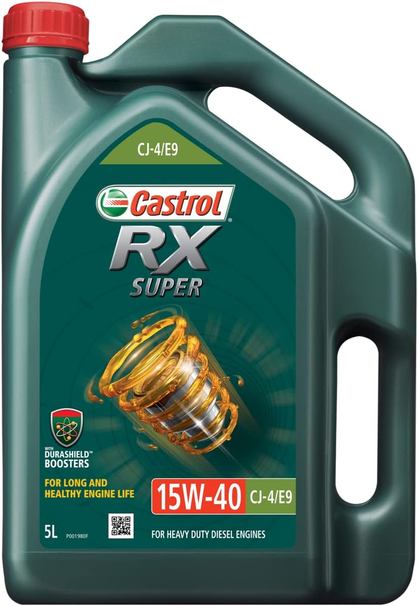 Castrol 15W-40 CJ-4/E9 RX Super Engine Oil 5 Litre : Amazon.com.au ...