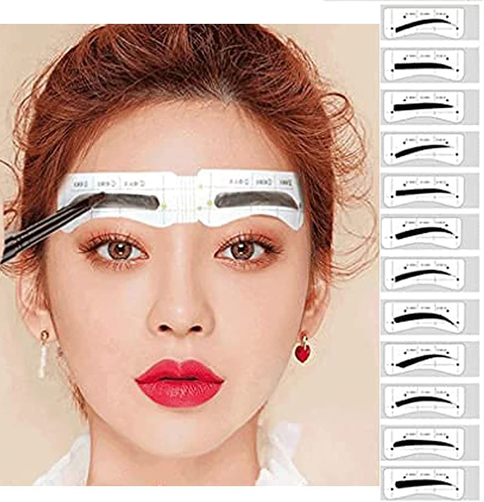 Amazon.com: Hypertune 84/60 Pairs Lazy Quick Eyebrow Stickers 12 Styles ...
