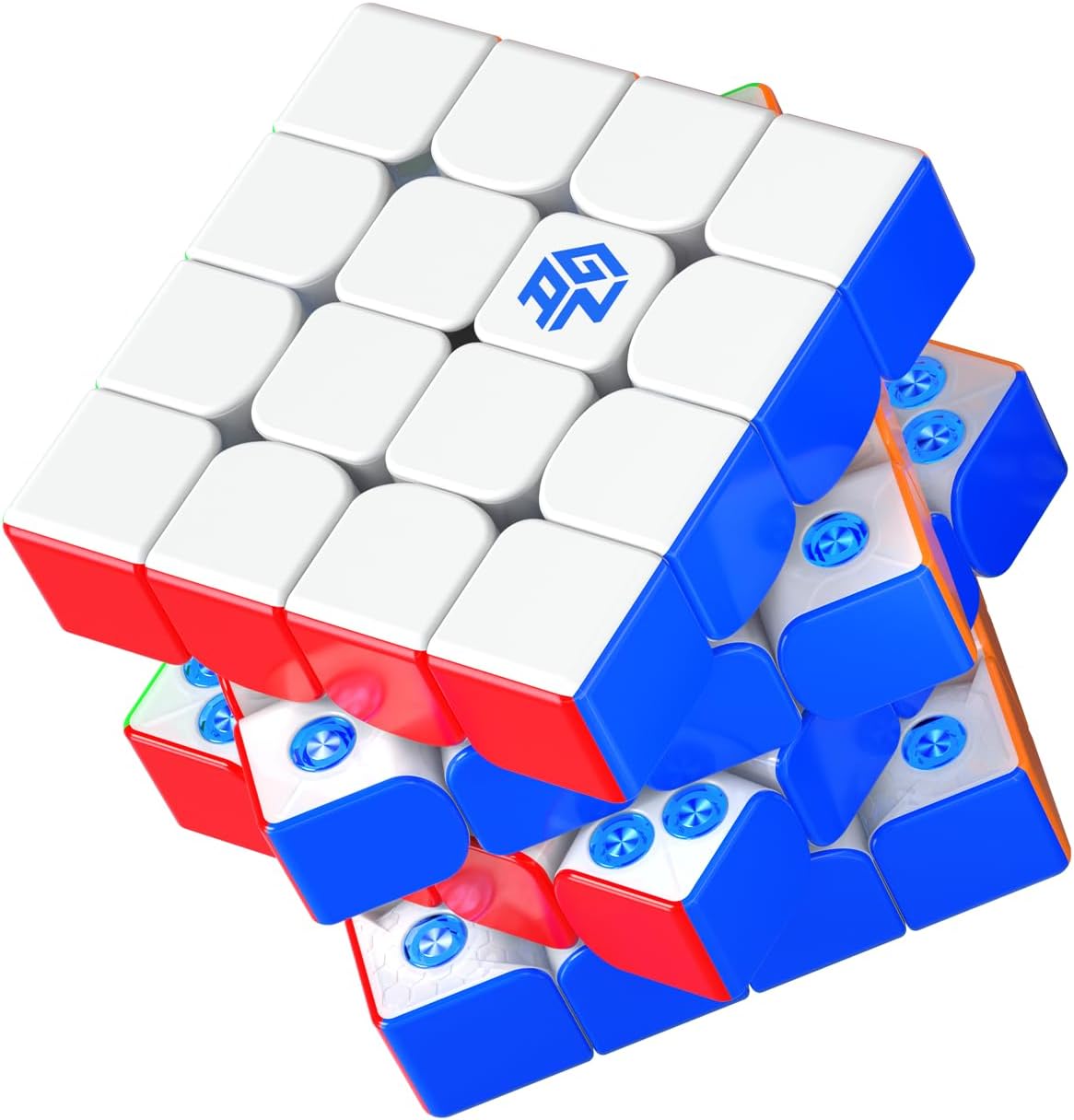 Amazon.com: GAN 460 M V2, 4x4 Speed Cube Magnetic Speedcube Dual-Layer ...