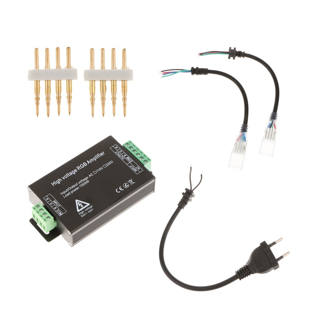 Segolike 220V RGB Amplifier LED Strip Light Signal Amplifier AMP with ...
