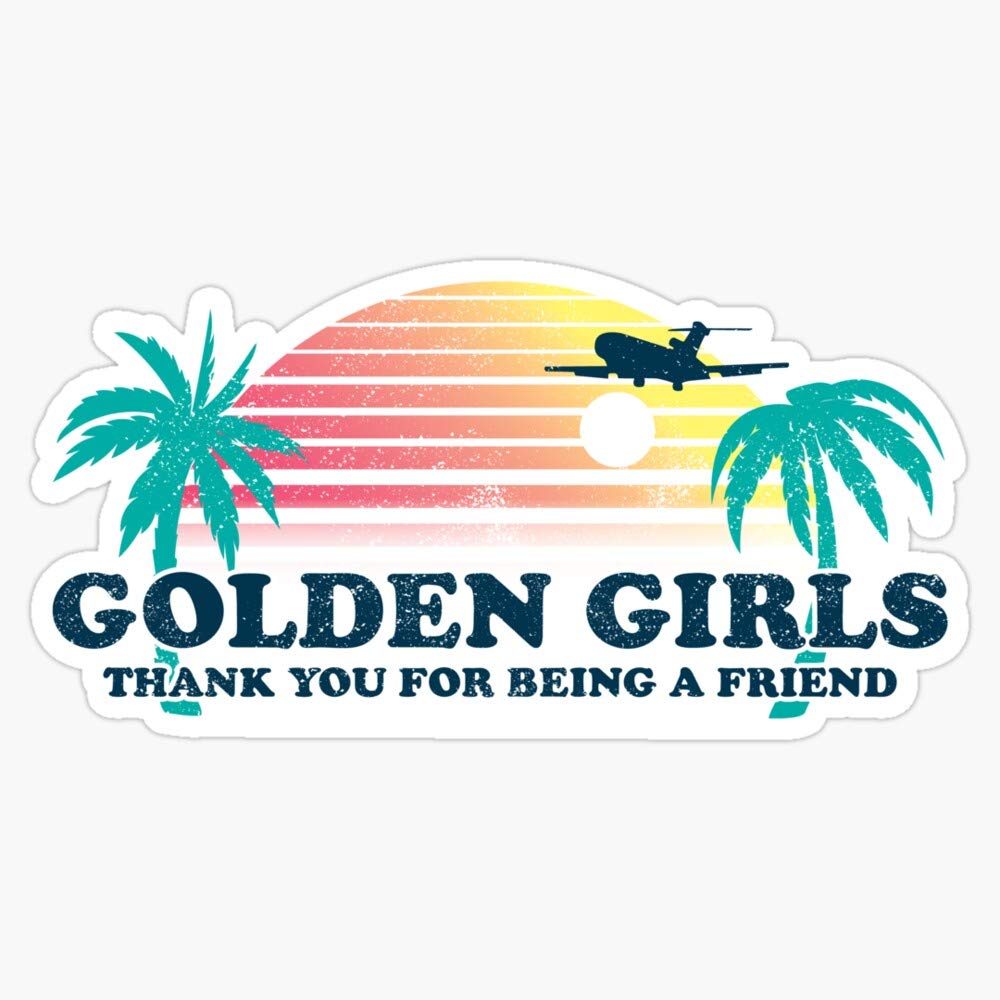Golden Girls Logo The Golden Girls Logo Rectangle Laser Engraved
