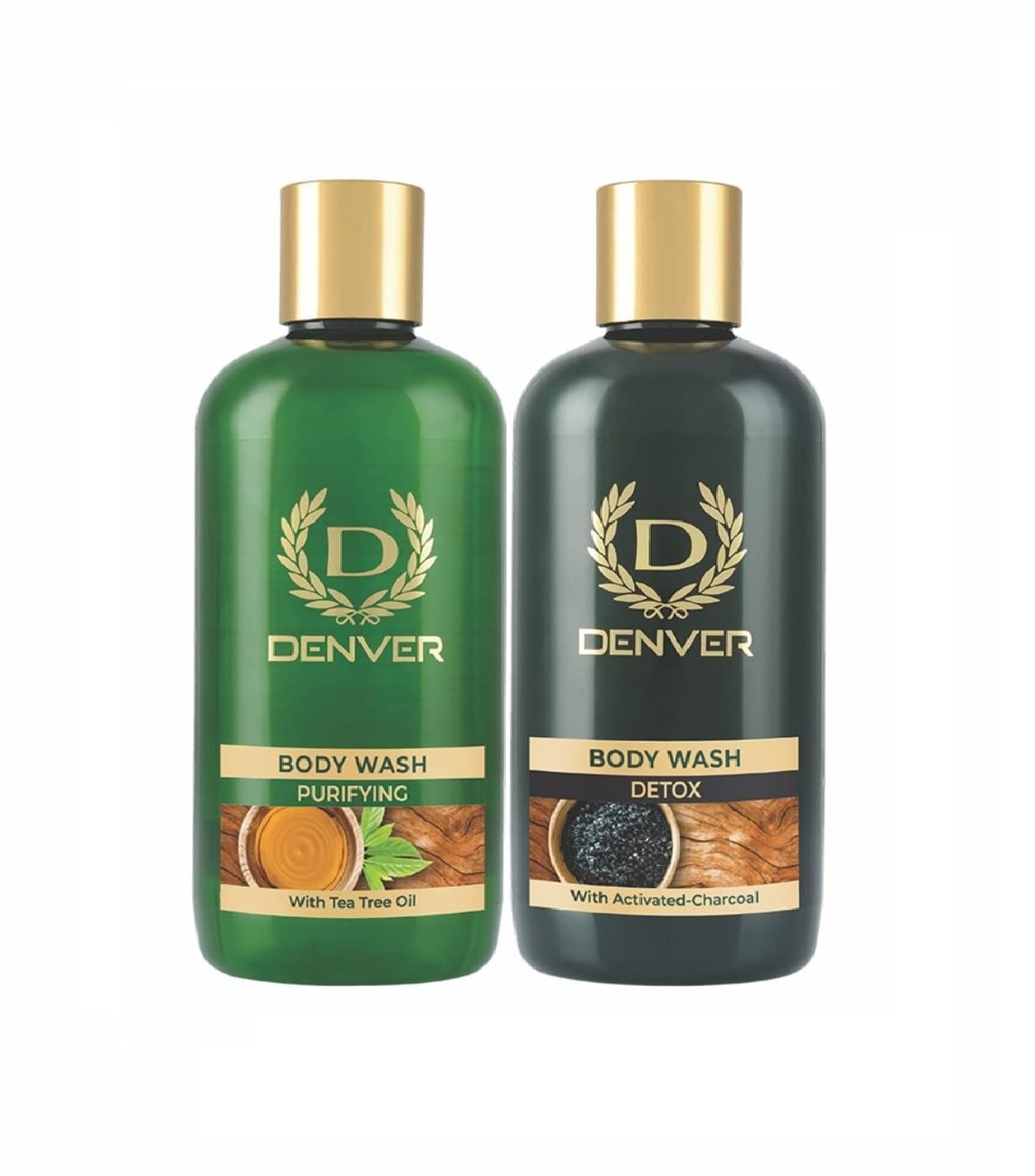 Buy DENVER Purifying with Tea Tree Oil & Detox Activated Charcoal Body ...