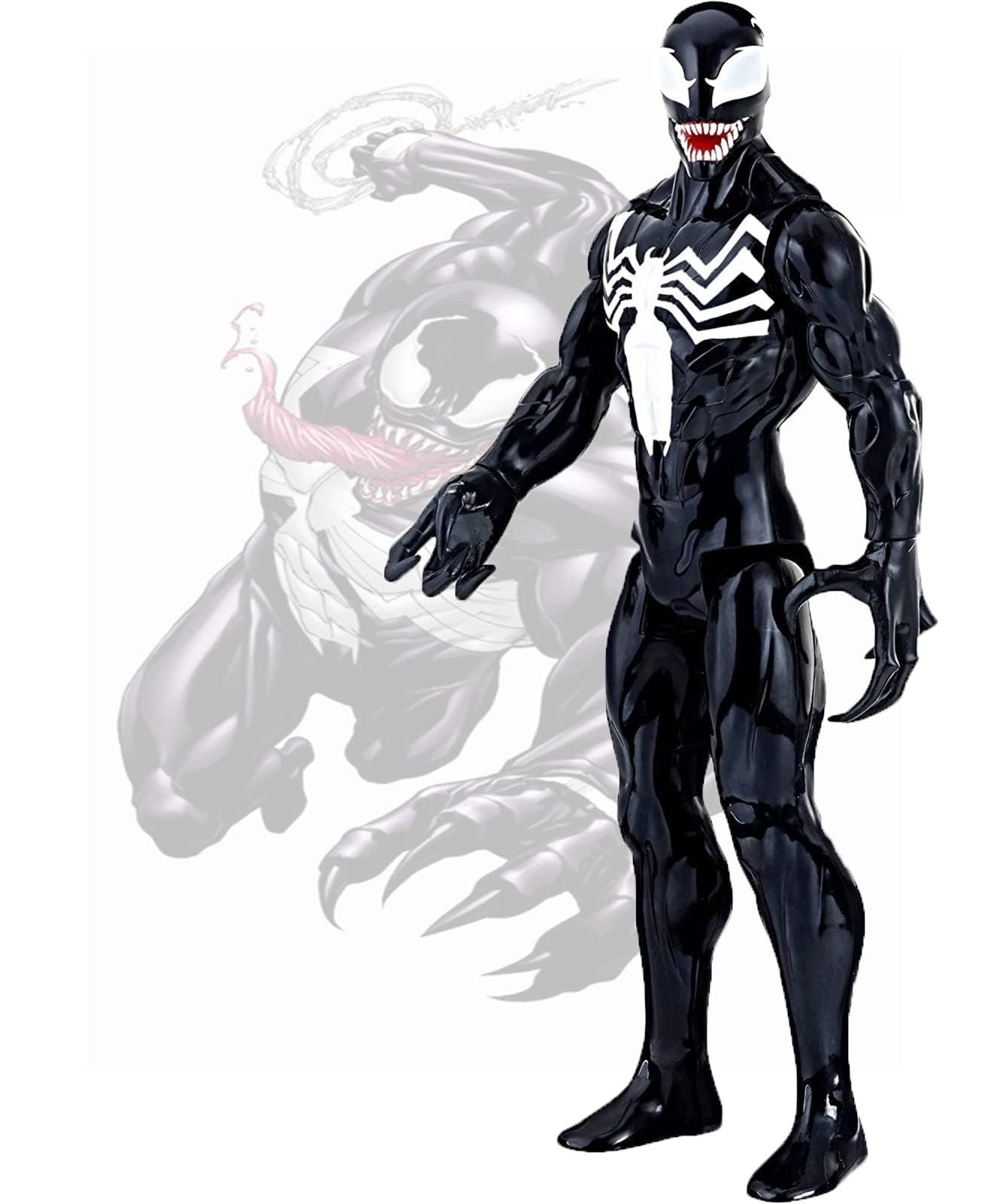 Amazon.com: Yobeyi Venom Titan Hero Series - Carnage Action Figure - 12 ...