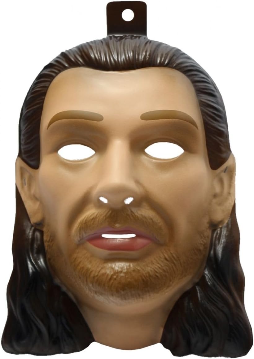 Amazon.com: GSG Qui Gon Jinn Mask Costume Mask Adult Mens Star ...