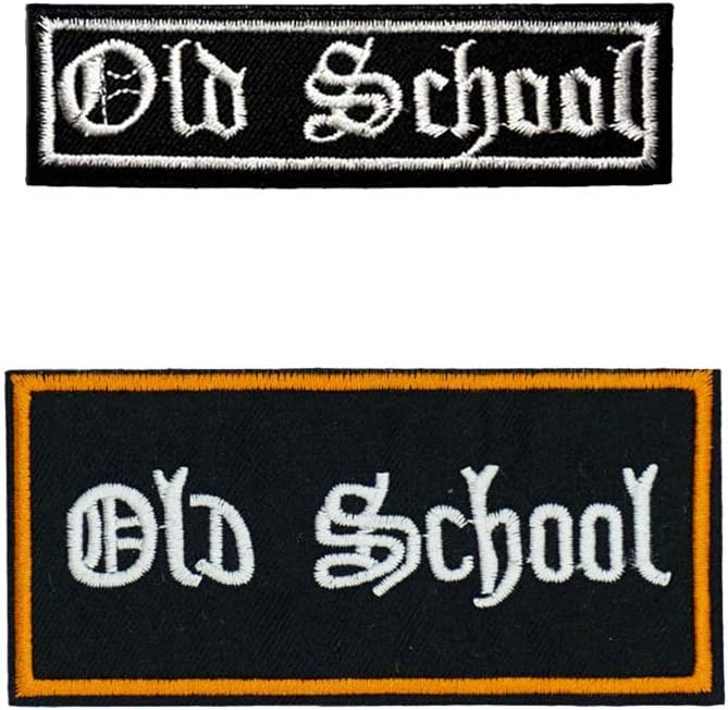 Amazon.com: Cute-Patch Old School Biker Vest Embroidered Iron on sew on ...